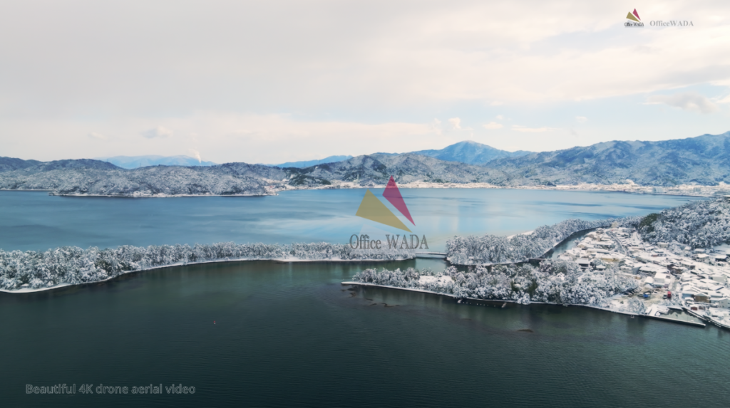 絶景!!【天橋立の雪景色をドローンで空撮】4Kドローン空撮動画 - OFFICE WADA (オフィス和田) 北近畿地域で活動